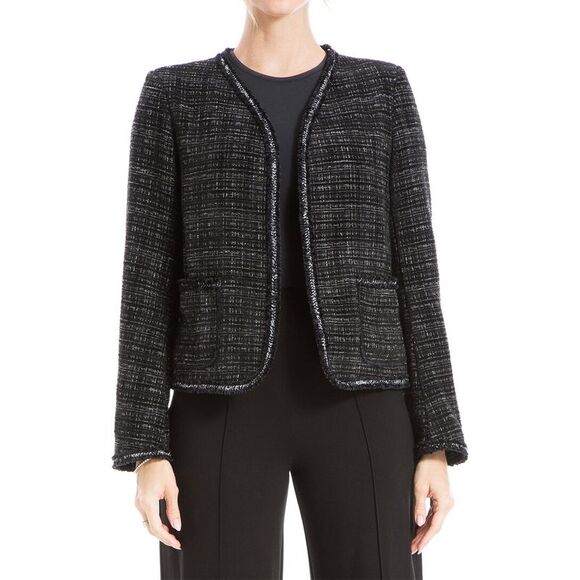 Max Studio | Jackets & Coats | Max Studio Womens Tweed Jacket | Poshmark